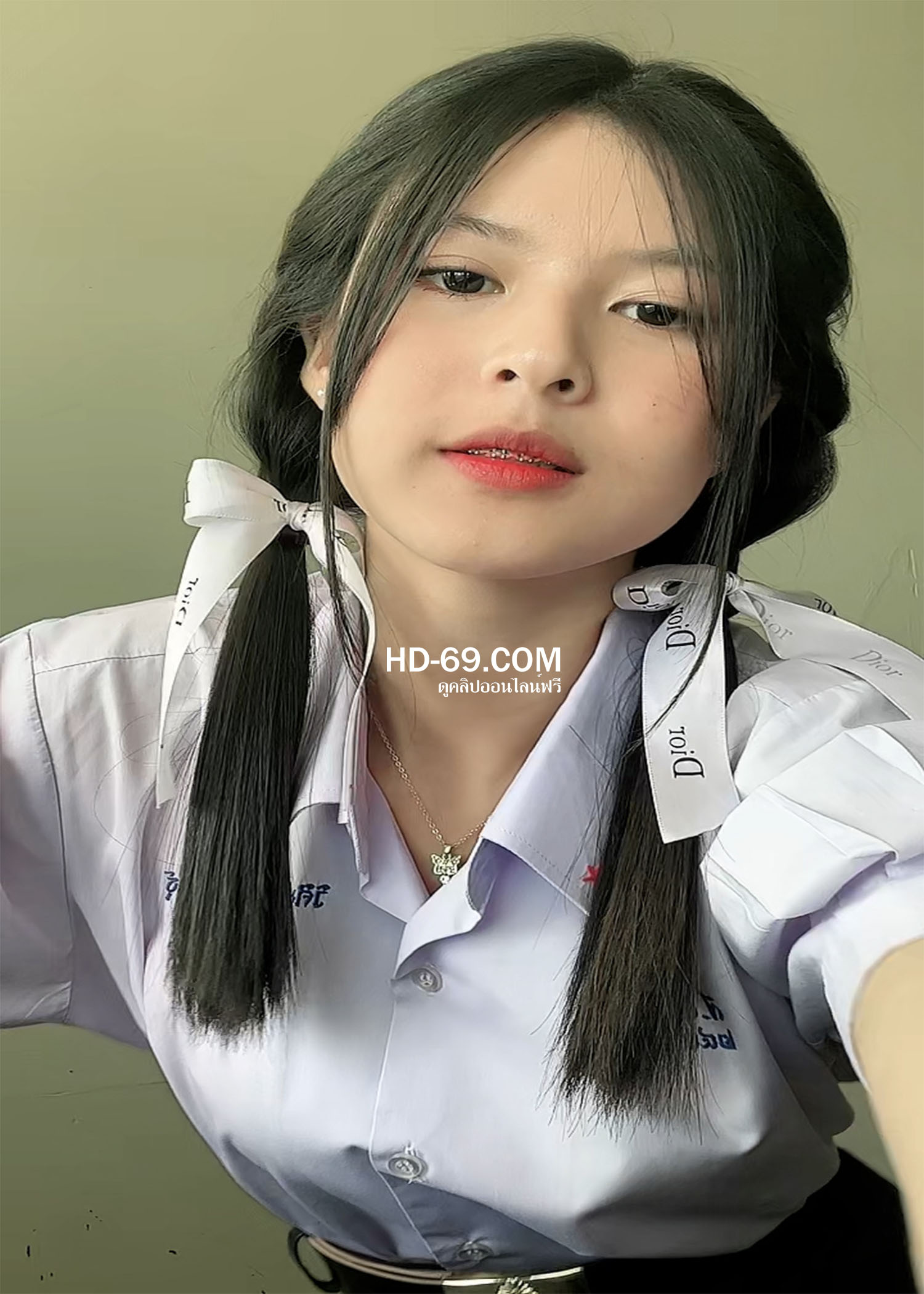 นิหน่า wisitta_n49 นักเรียนมัธยมดาวติกต๊อกถ่ายคลิปตัวเองเบ็ดหีน้ำแตกคา ...